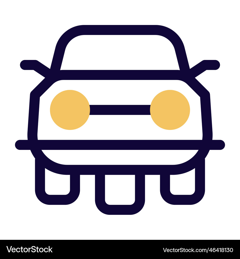 Mid-sized spacious car for travel and trips Vector Image