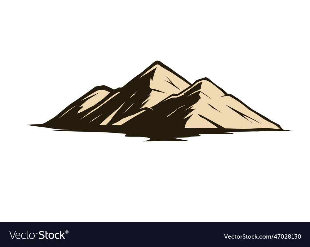 Mountain Royalty Free Vector Image - VectorStock