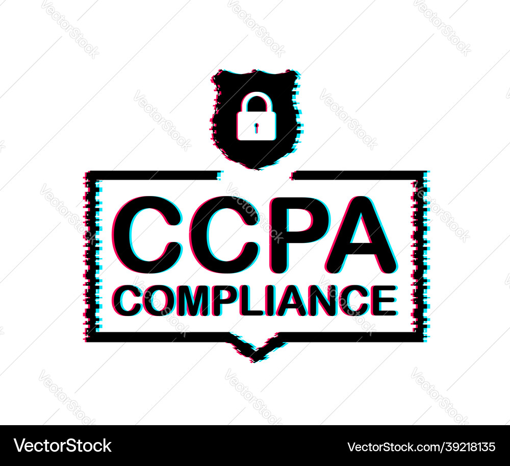 Ccpa great design for any purposes security Vector Image