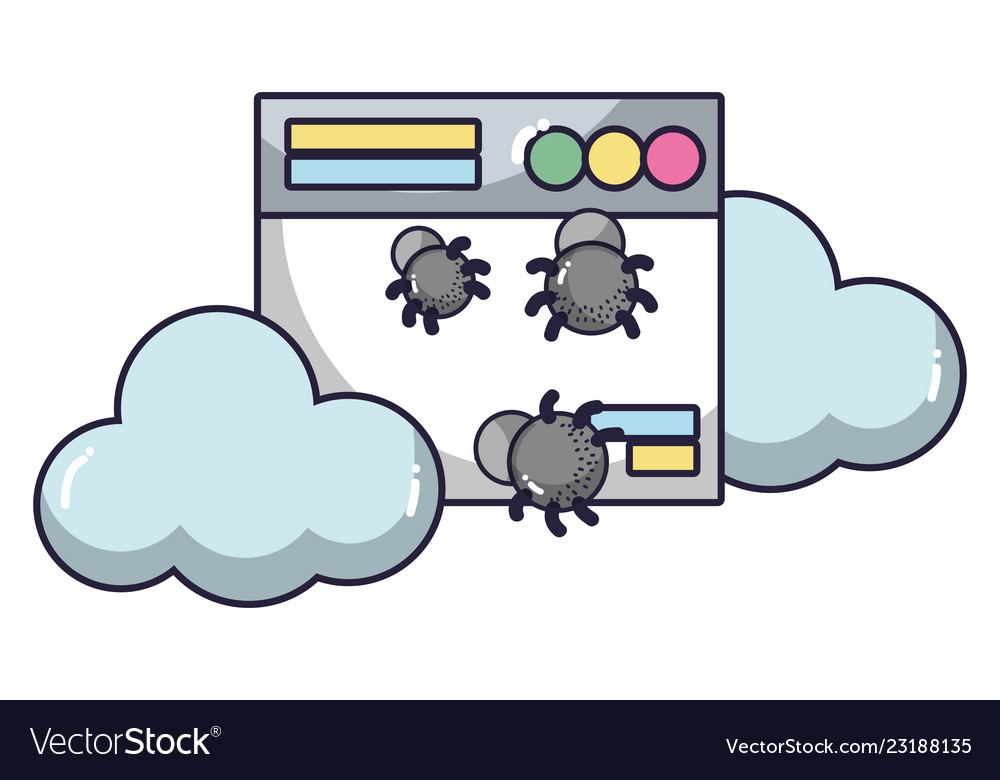 Technology computing cartoon Royalty Free Vector Image