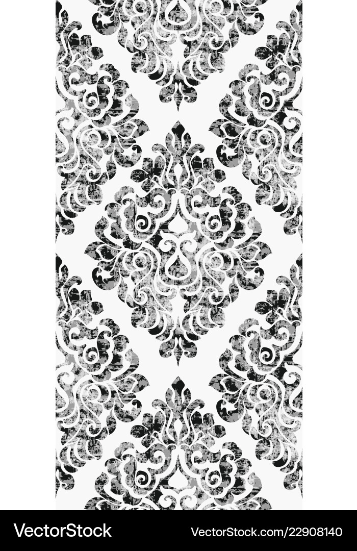 Vintage flourish ornament pattern Royalty Free Vector Image
