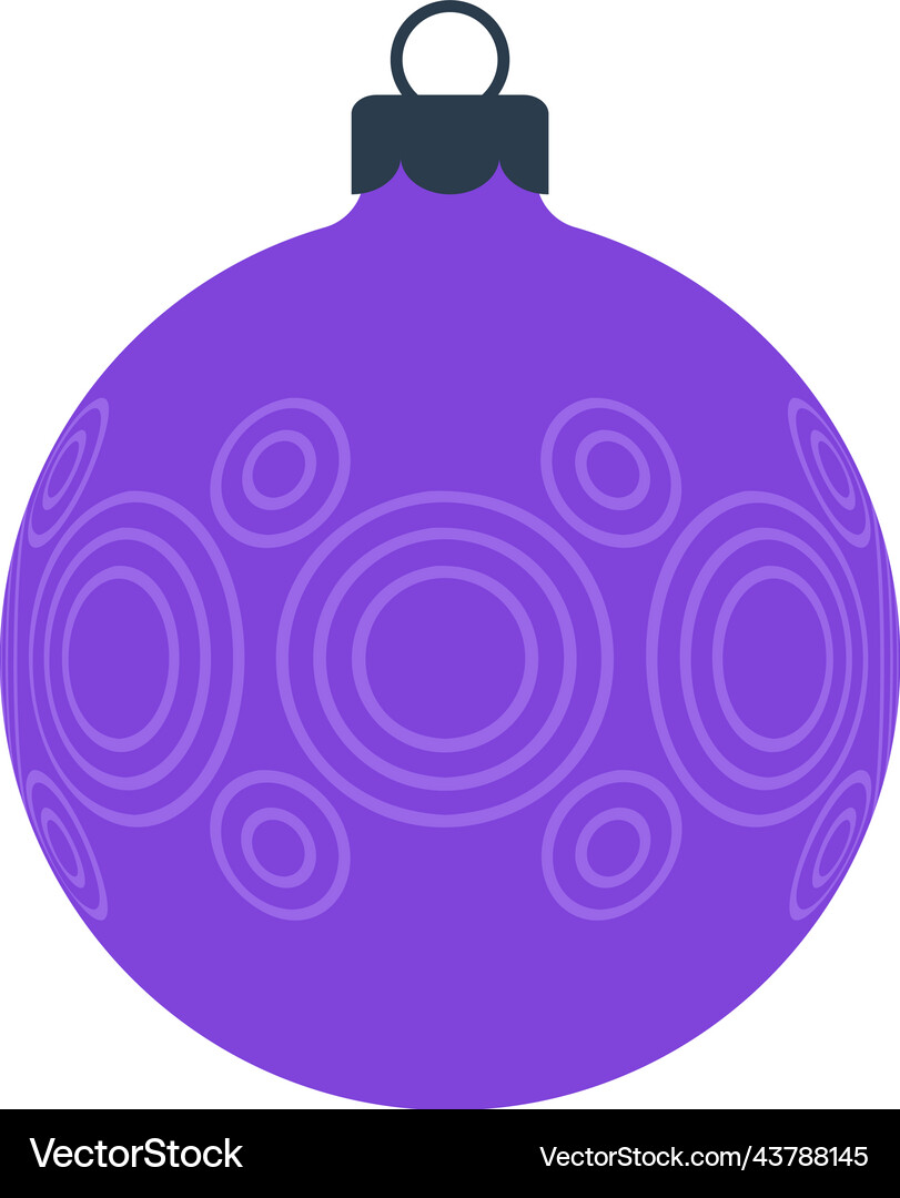 Christmas ball Royalty Free Vector Image - VectorStock