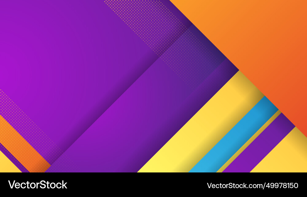 Abstract background with colorful geometric Vector Image