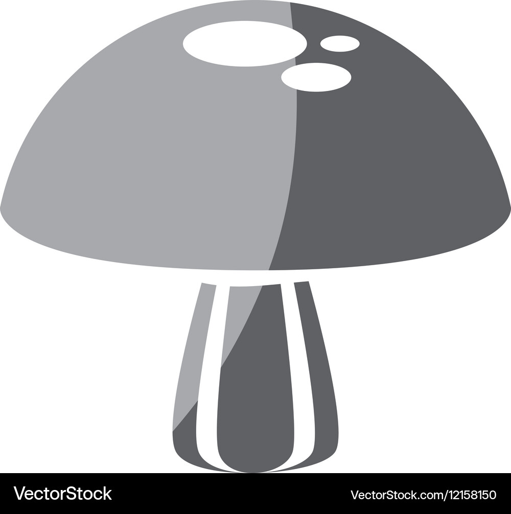 Fungus nature isolated icon Royalty Free Vector Image