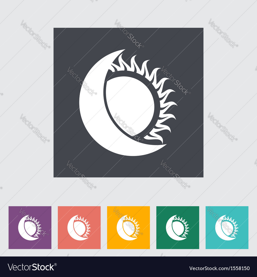 Solar eclipse Royalty Free Vector Image - VectorStock