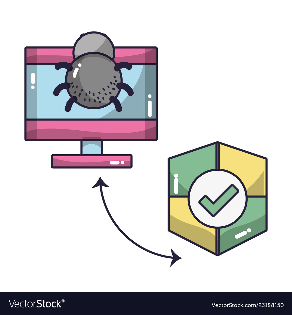 Technology computing cartoon Royalty Free Vector Image