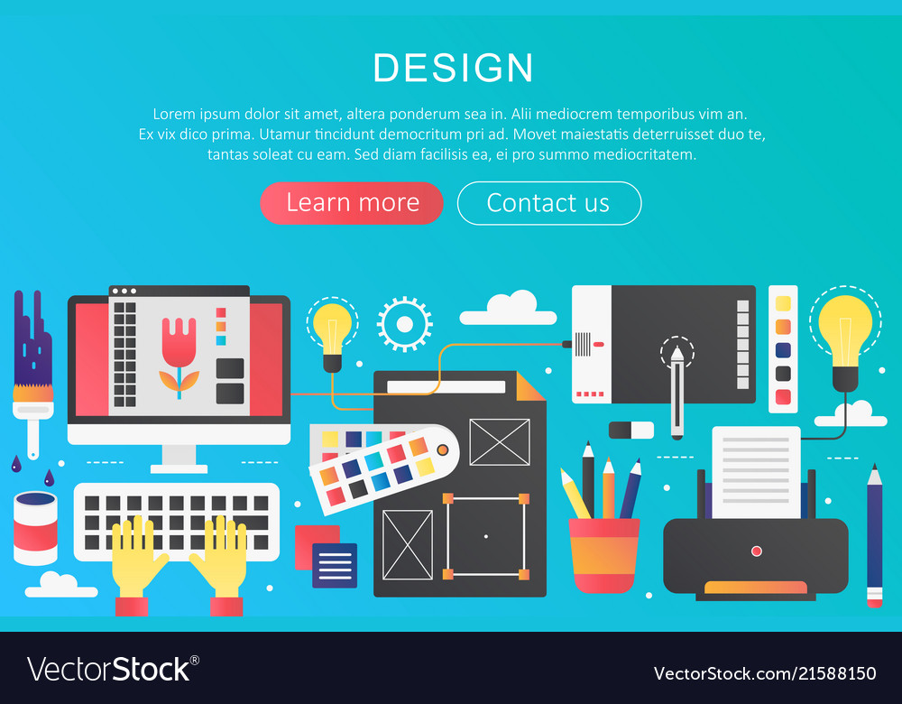 Trendy flat gradient color art creative Royalty Free Vector Trendy flat gradient color art creative Royalty Free Vector