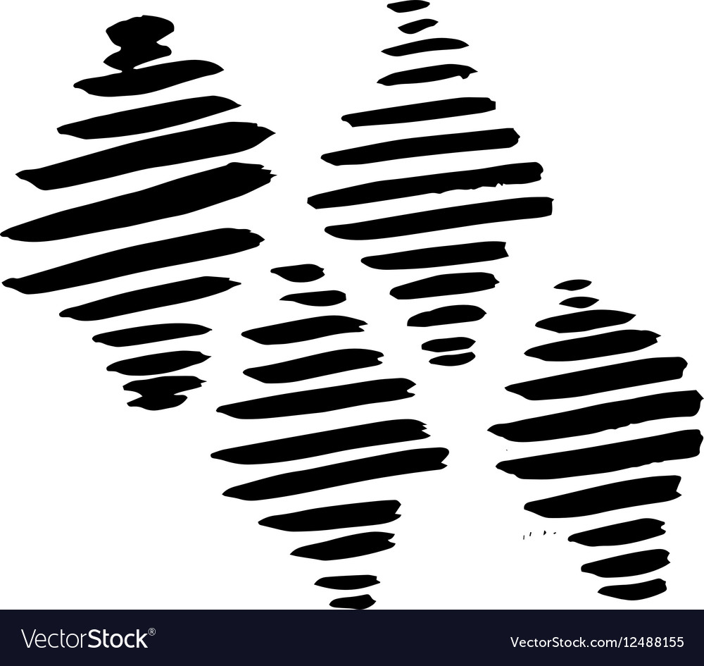 Hand-drawn ink collection Royalty Free Vector Image