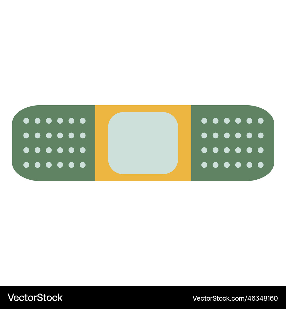 Band aid simple hospital Royalty Free Vector Image