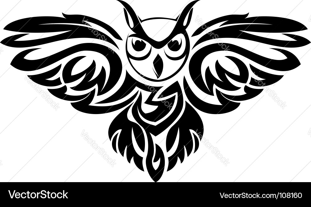 Owl symbol Royalty Free Vector Image - VectorStock