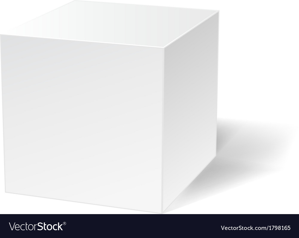 Cube 01 Royalty Free Vector Image - VectorStock