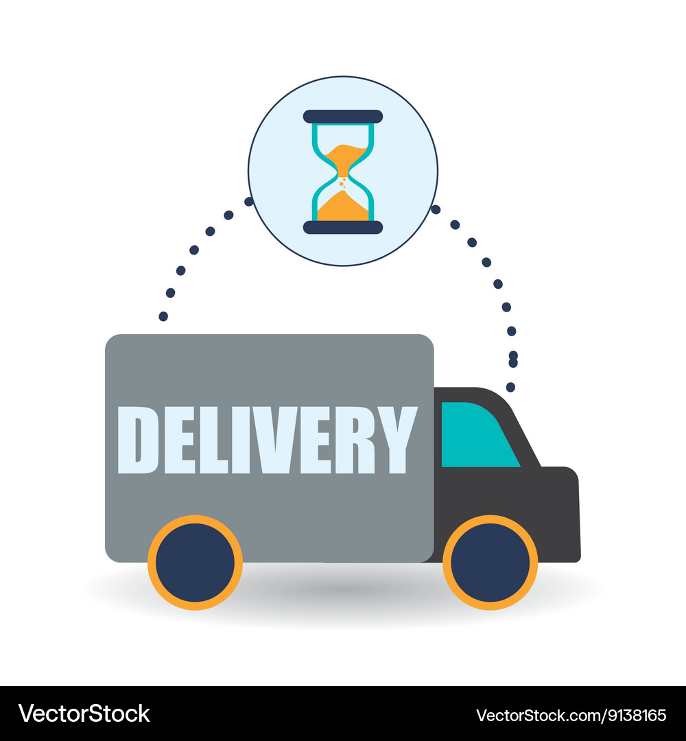 Delivery design shopping icon white background Vector Image