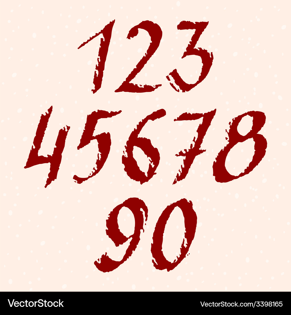 Grunge font look my portfolio for same design Vector Image