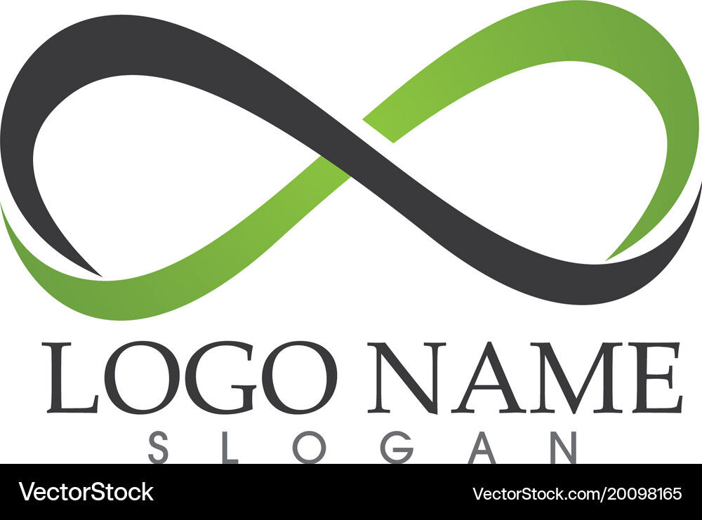 Infinity logo and symbol template icons app Vector Image