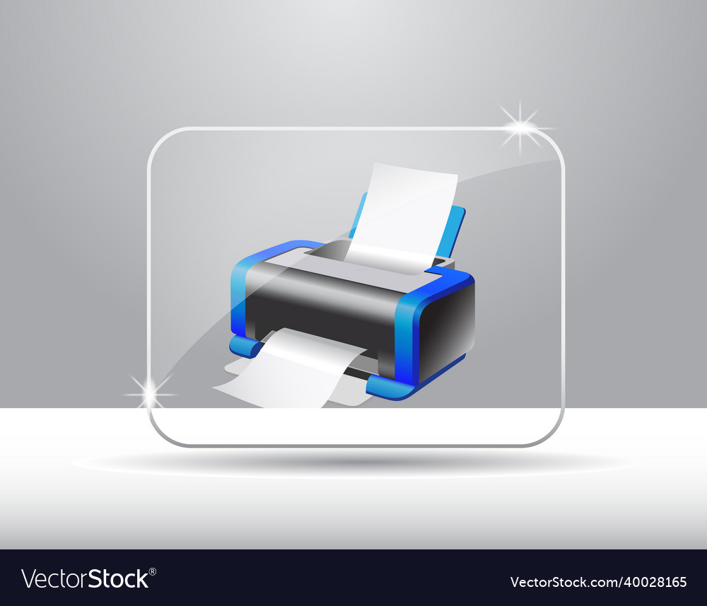 Printer icon Royalty Free Vector Image - VectorStock