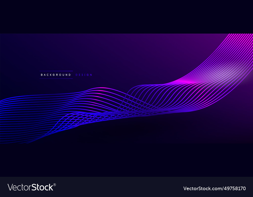 Dynamic wave geometric design Royalty Free Vector Image