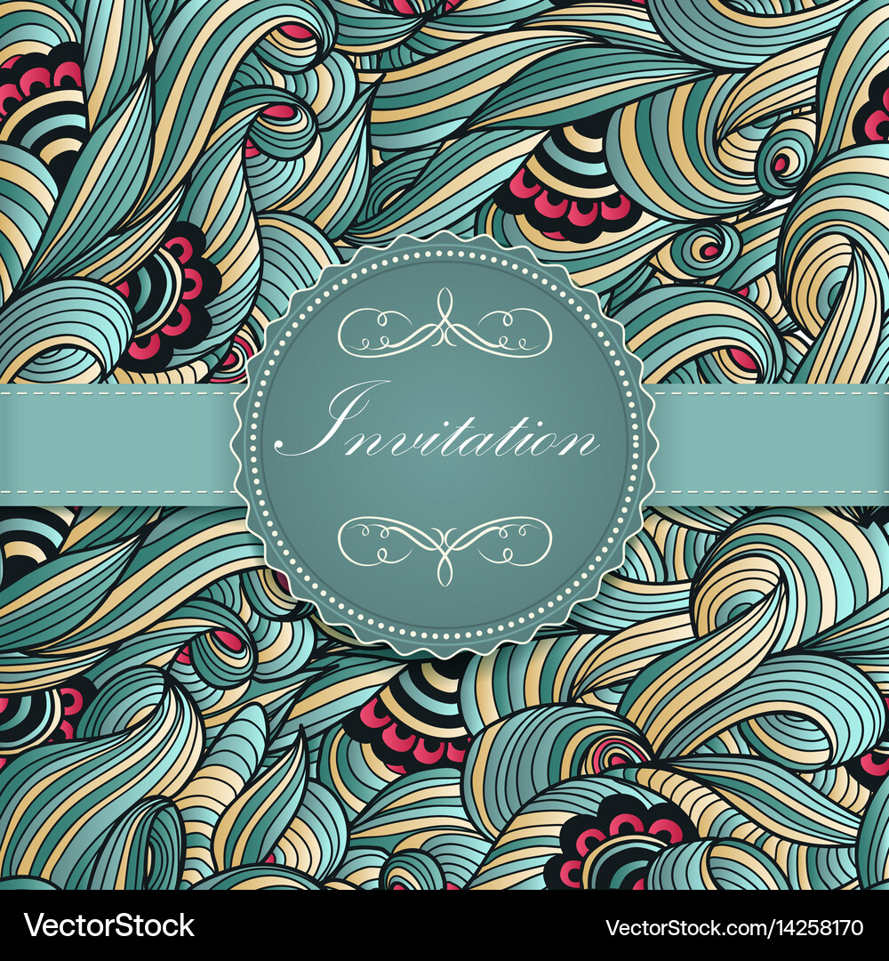 Wedding invitation and announcement Royalty Free Vector