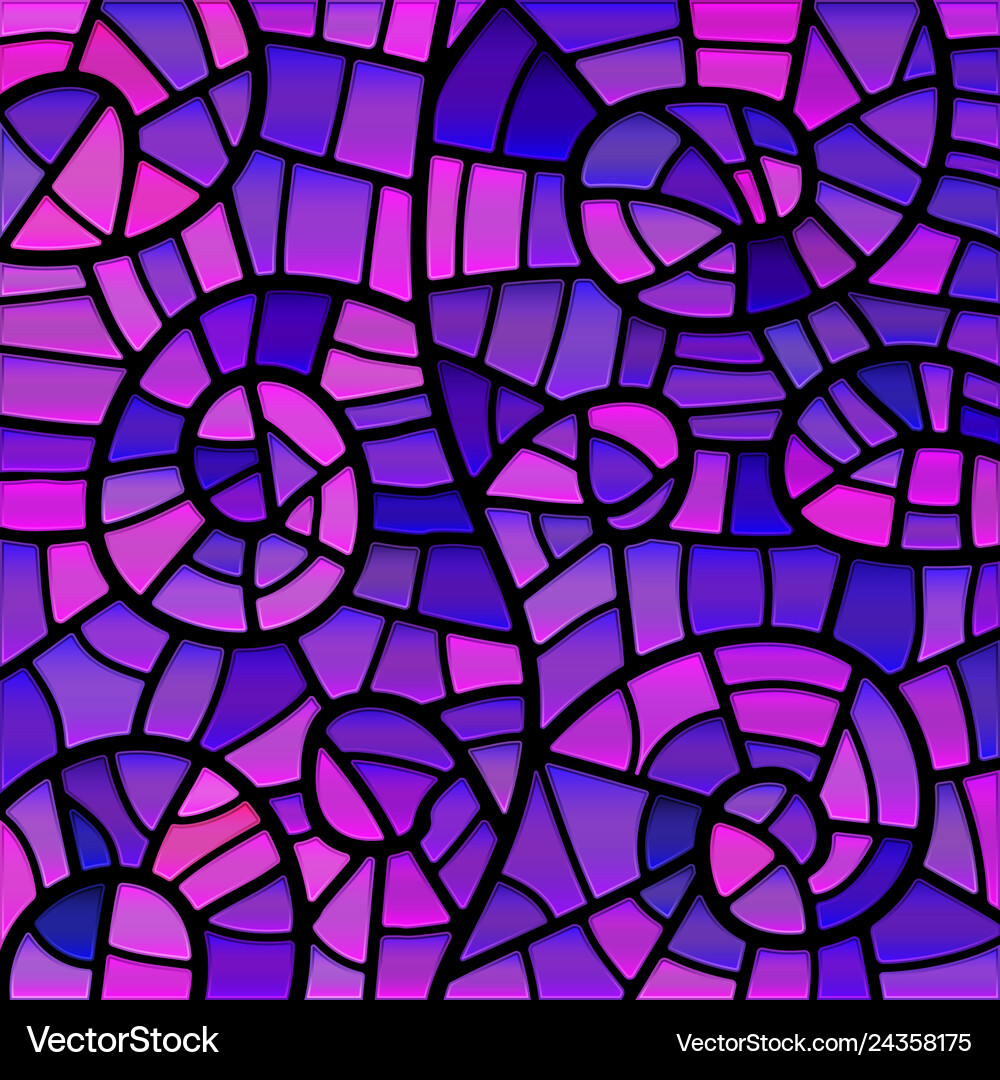 Abstract stained-glass mosaic background Vector Image