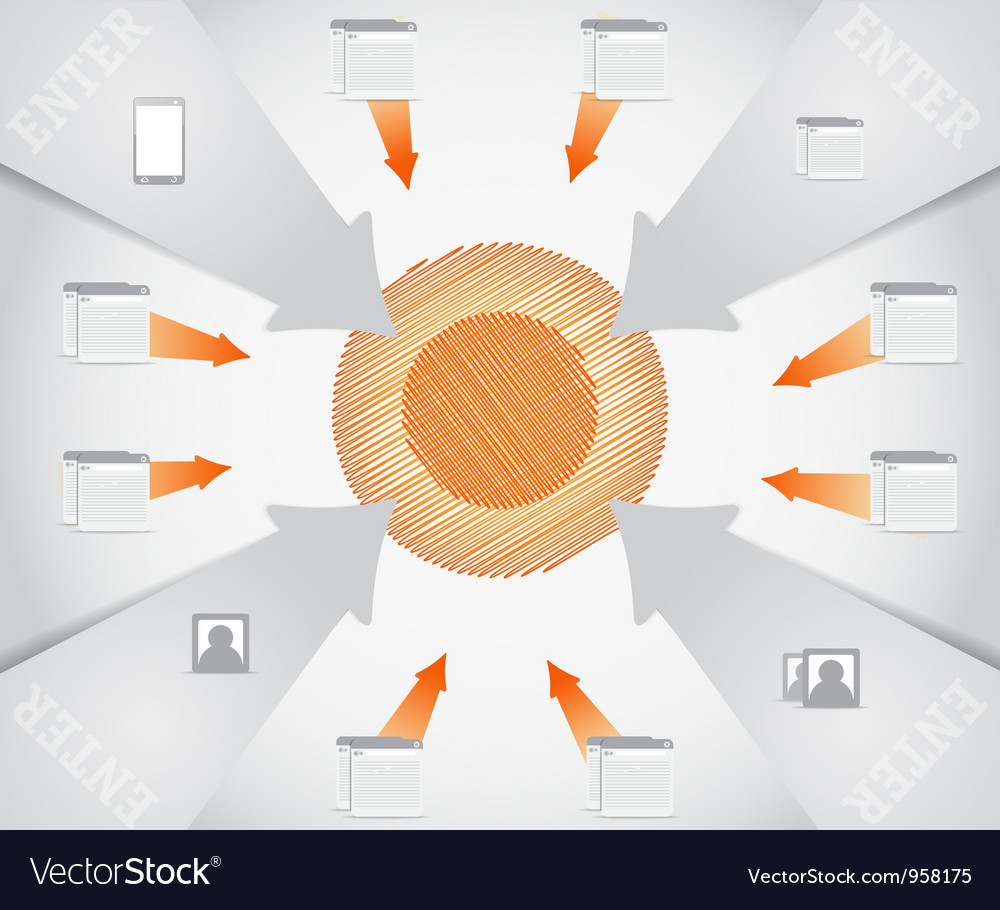 Abstract technology scheme Royalty Free Vector Image