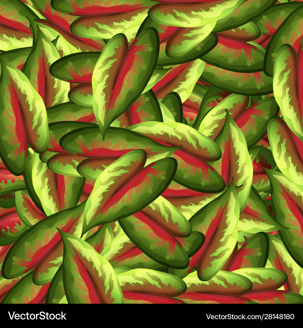 Seamless background design with red and green Vector Image