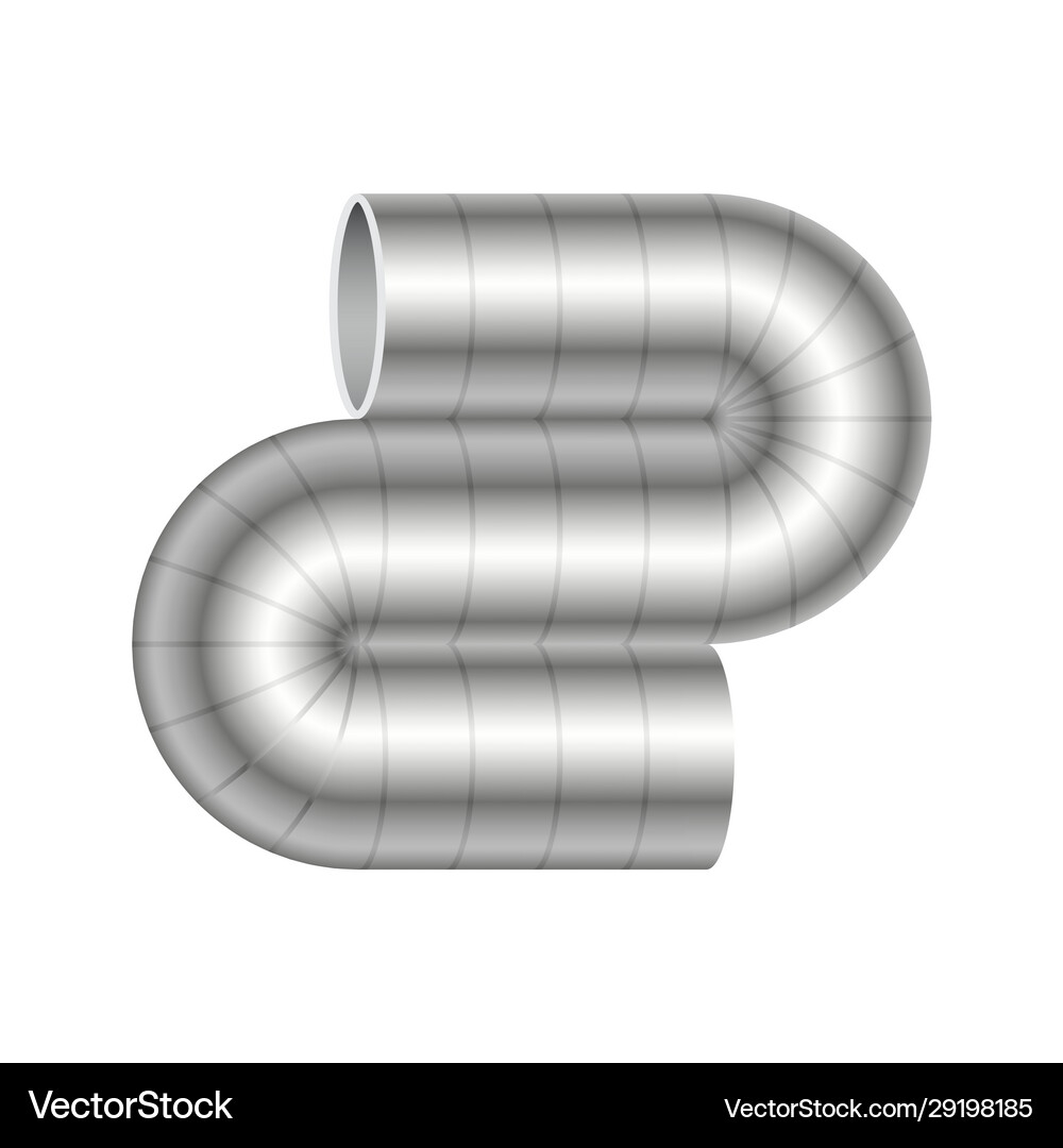 Air duct pipe Royalty Free Vector Image - VectorStock