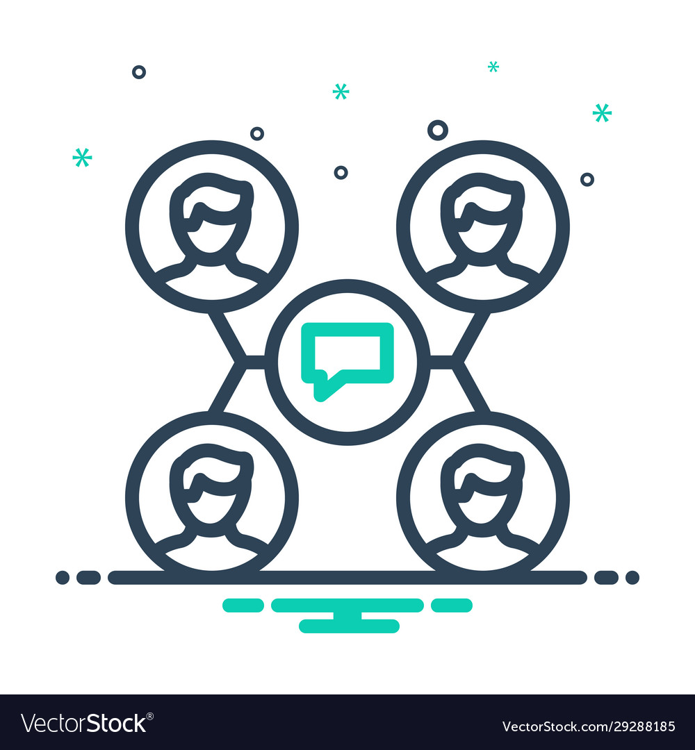 Interaction Royalty Free Vector Image - VectorStock