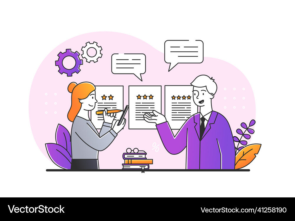 Concept of best option Royalty Free Vector Image