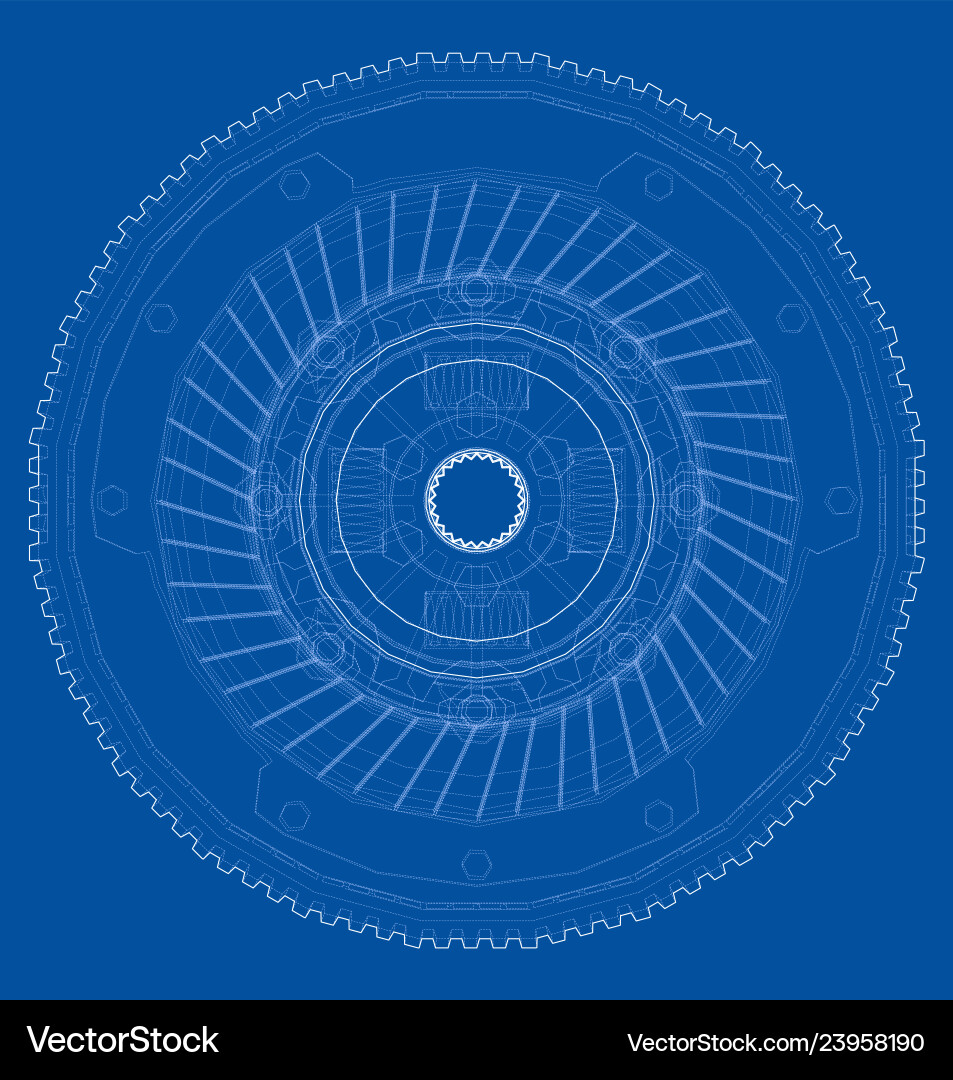 Sketch clutch basket for car Royalty Free Vector Image