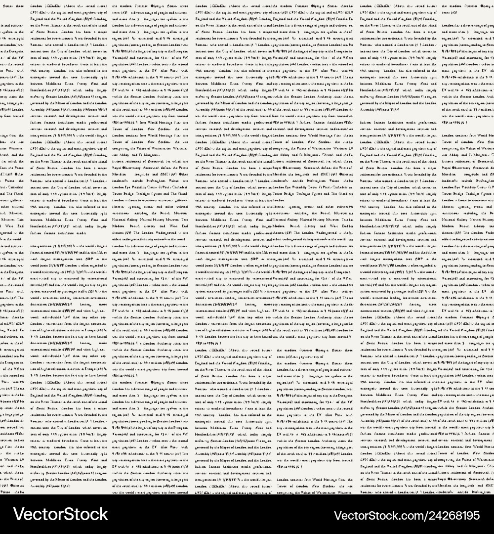 Seamless pattern on the theme of newspapers Vector Image