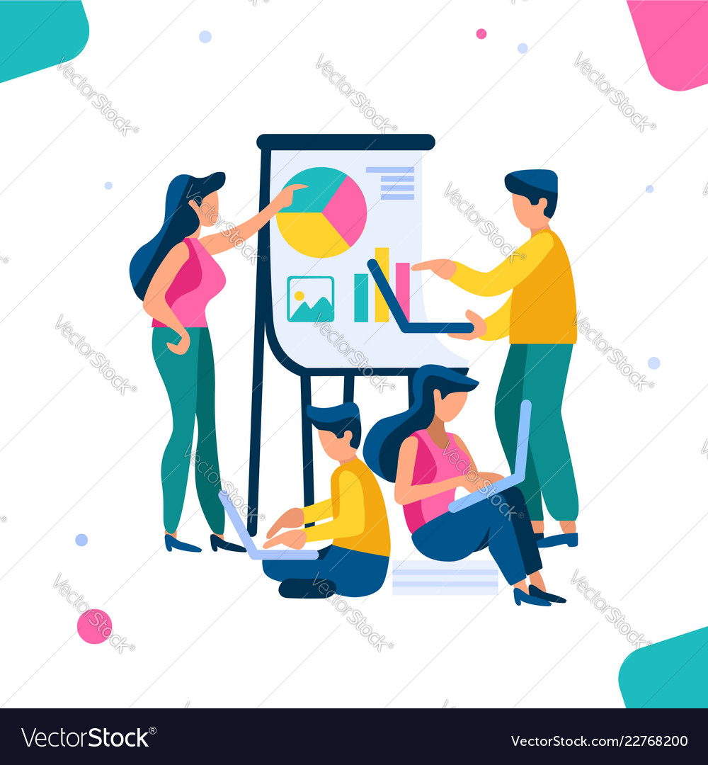 Client cloud data on homepage Royalty Free Vector Image