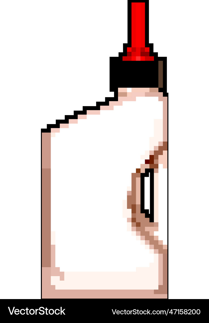 Diesel fuel can game pixel art Royalty Free Vector Image