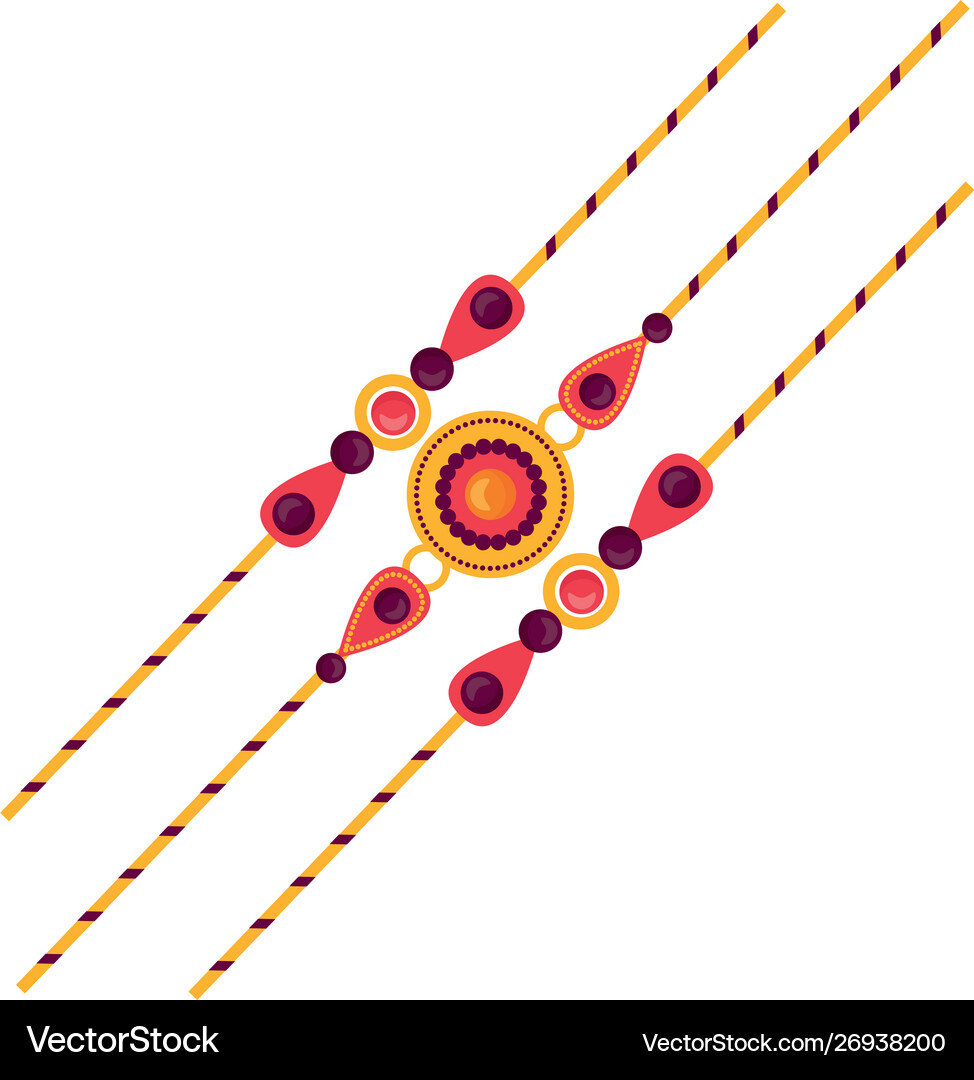 Isolated raksha bandhan design Royalty Free Vector Image