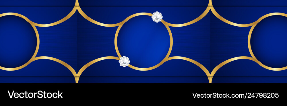 Abstract blue background in premium indian style Vector Image