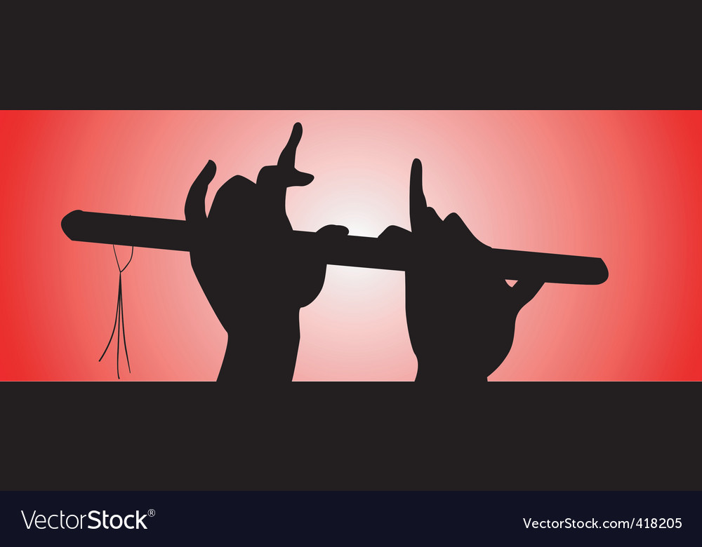 Flute Royalty Free Vector Image - VectorStock