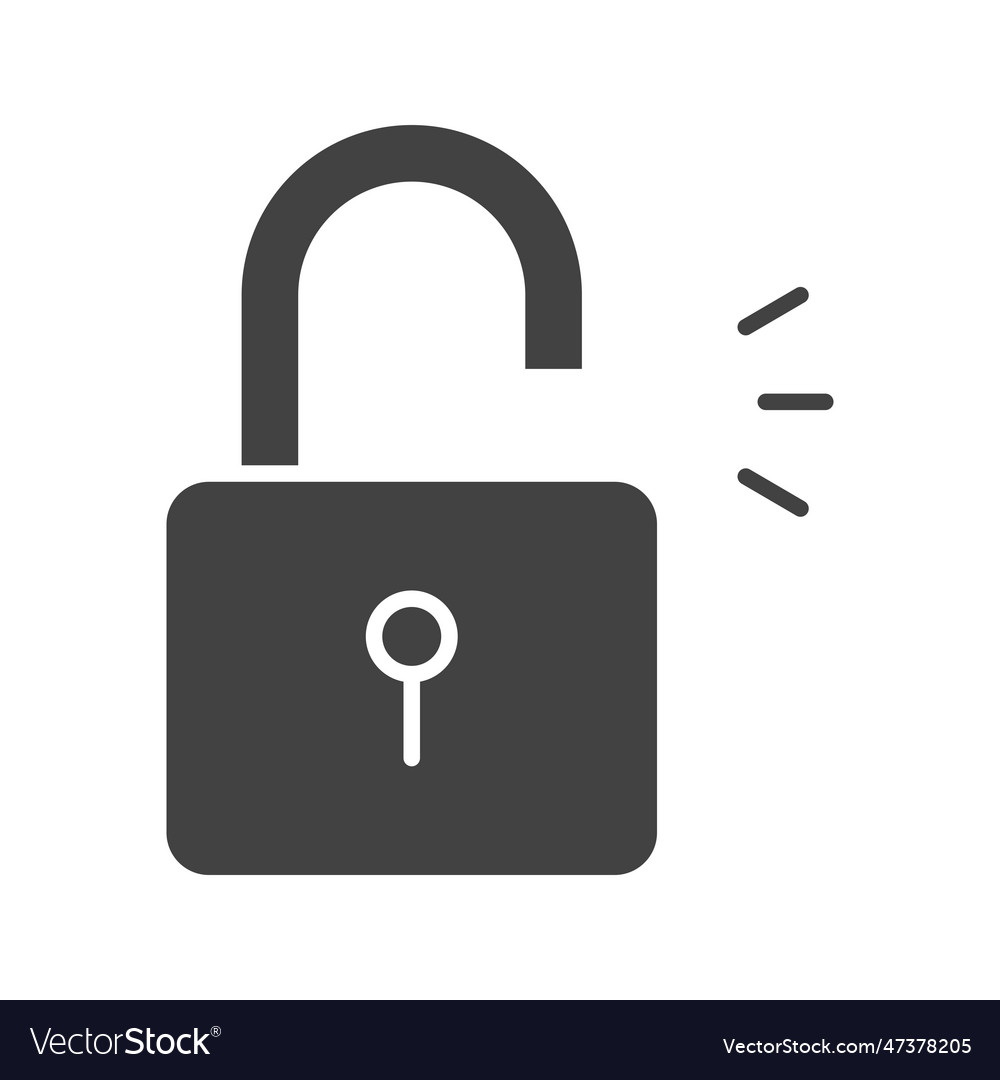 Lock icon image Royalty Free Vector Image - VectorStock