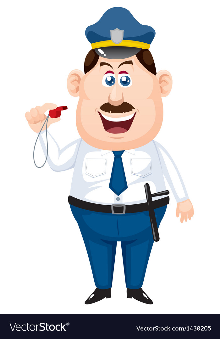 Policeman Royalty Free Vector Image - VectorStock Policeman Royalty Free Vector Image - VectorStock