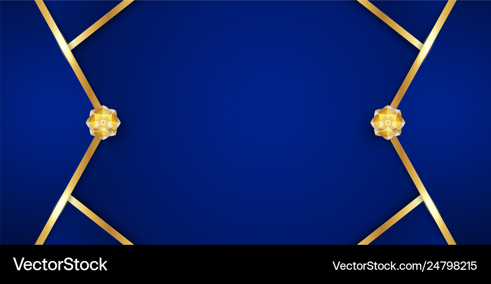 Abstract blue background in premium indian style Vector Image