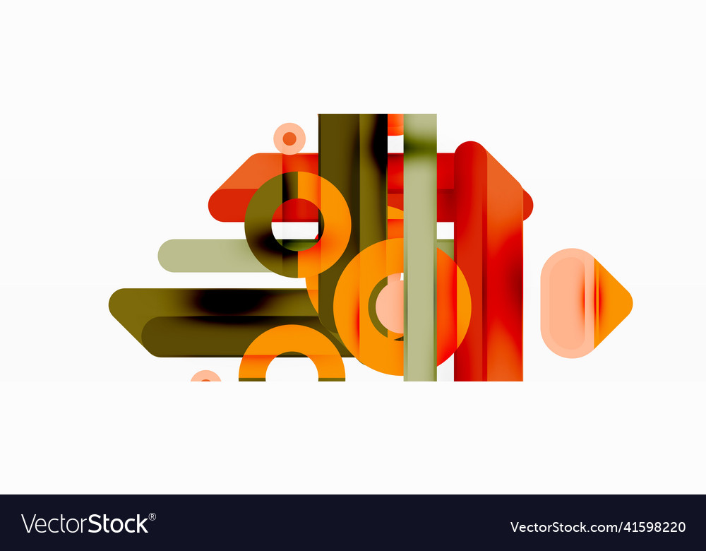 Creative geometric wallpaper minimal lines Vector Image