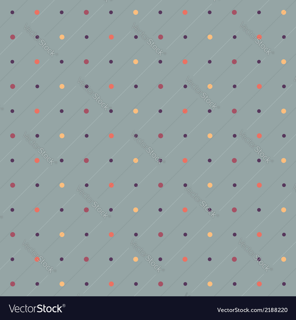 Seamless polka dot background Royalty Free Vector Image