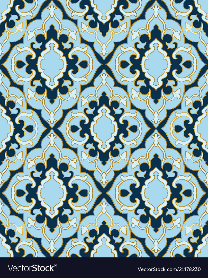 Blue abstract pattern Royalty Free Vector Image