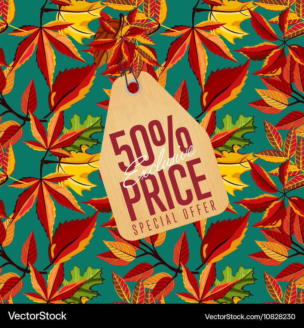 Exclusive price label special offer Royalty Free Vector