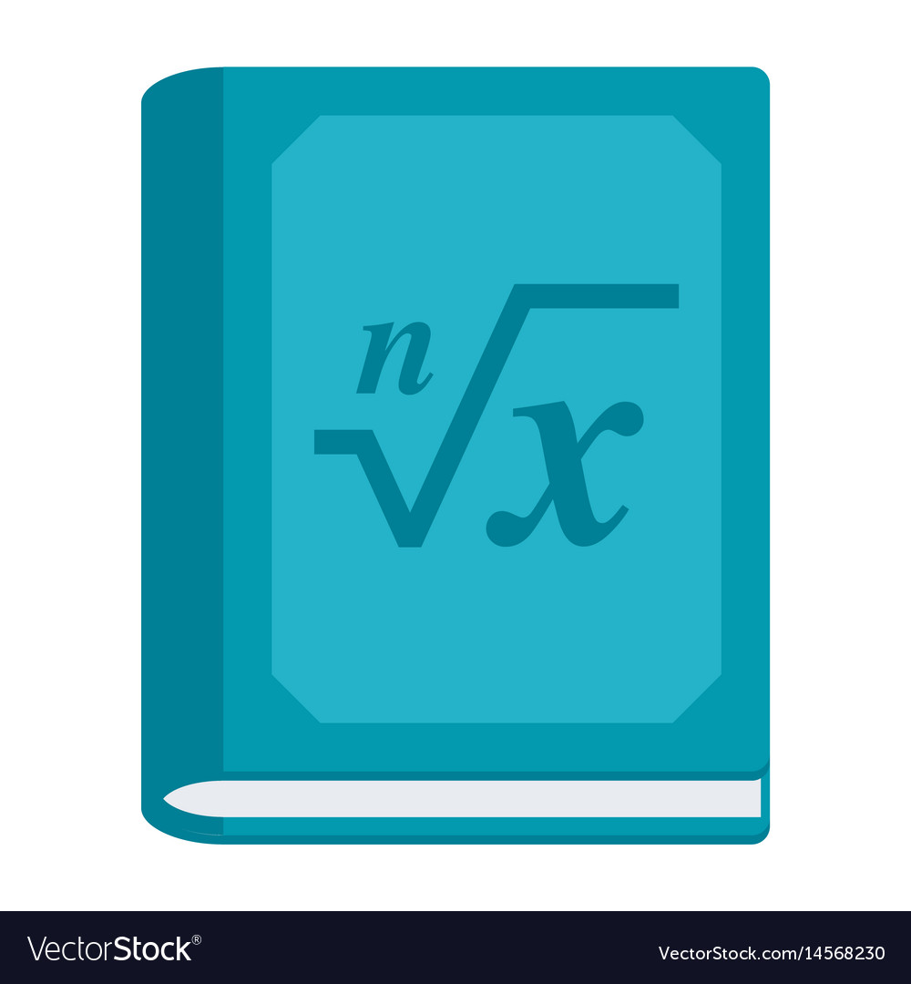 Math book icon Royalty Free Vector Image - VectorStock