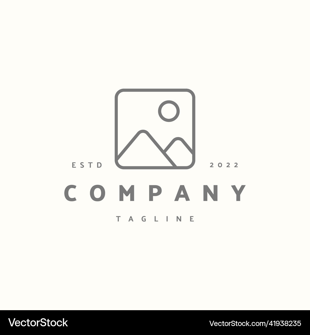 Gallery premium icon sign symbol Royalty Free Vector Image
