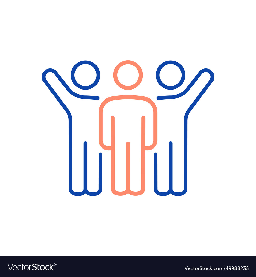 Networking line icon Royalty Free Vector Image Networking line icon Royalty Free Vector Image