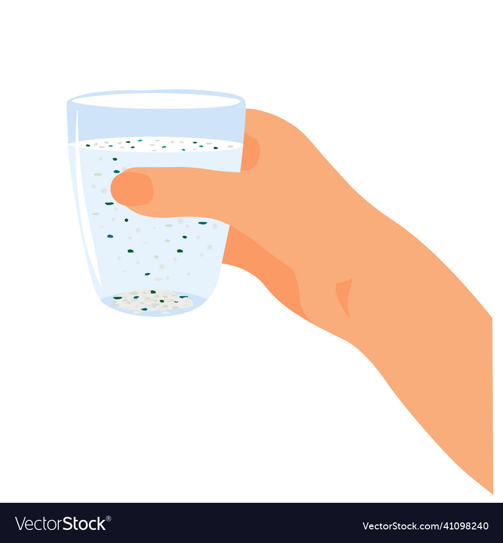 Microplastic Royalty Free Vector Image - VectorStock