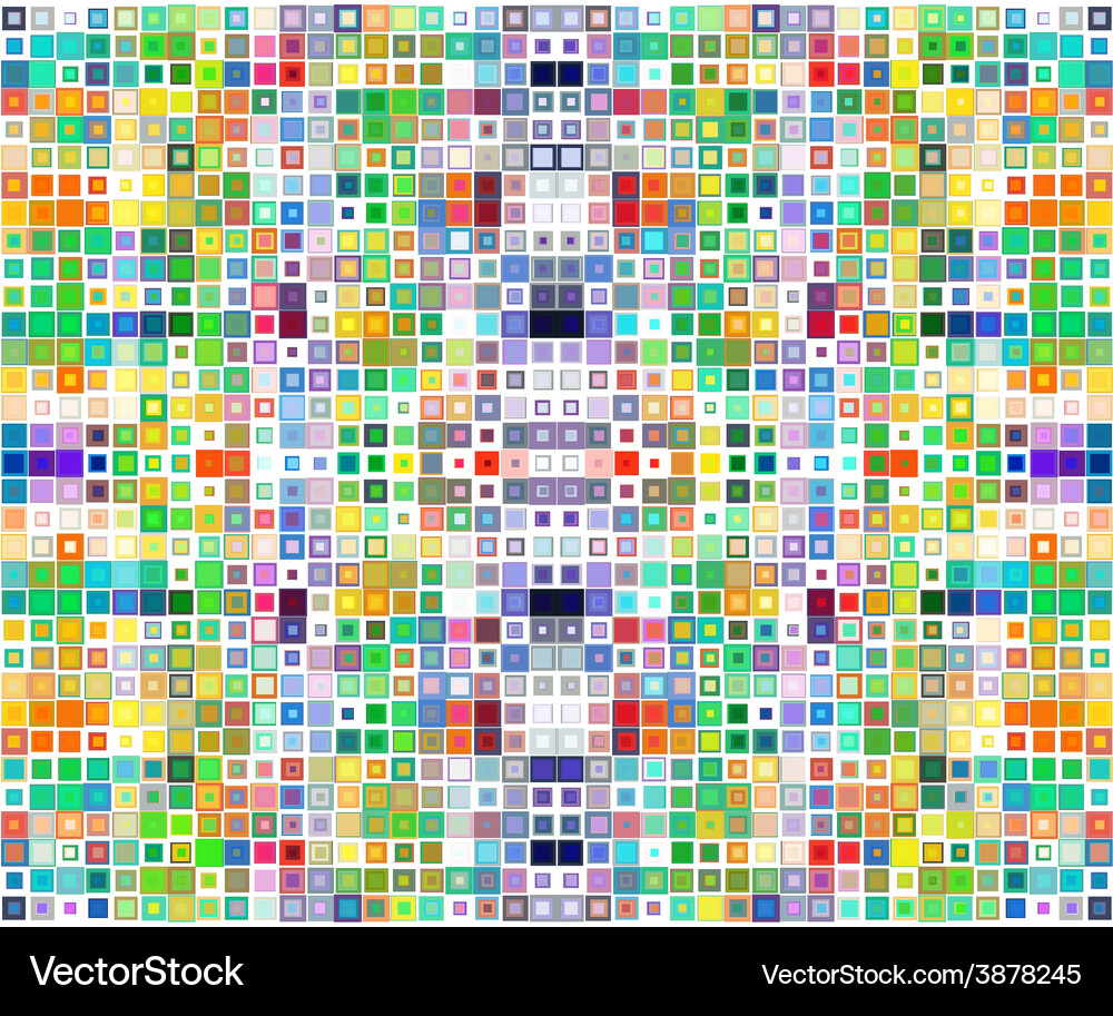 Abstract background consisting of squares Vector Image