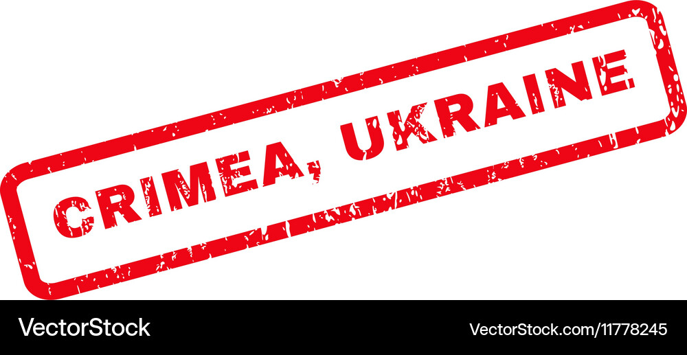 Crimea ukraine rubber stamp Royalty Free Vector Image