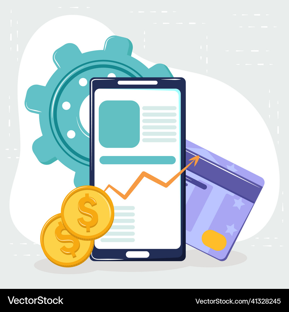 Financial money business Royalty Free Vector Image