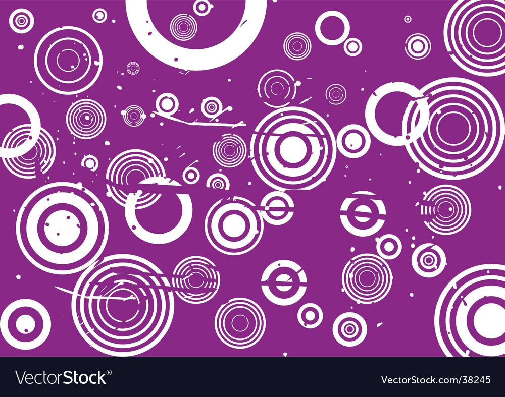 Grunge circle violet background Royalty Free Vector Image