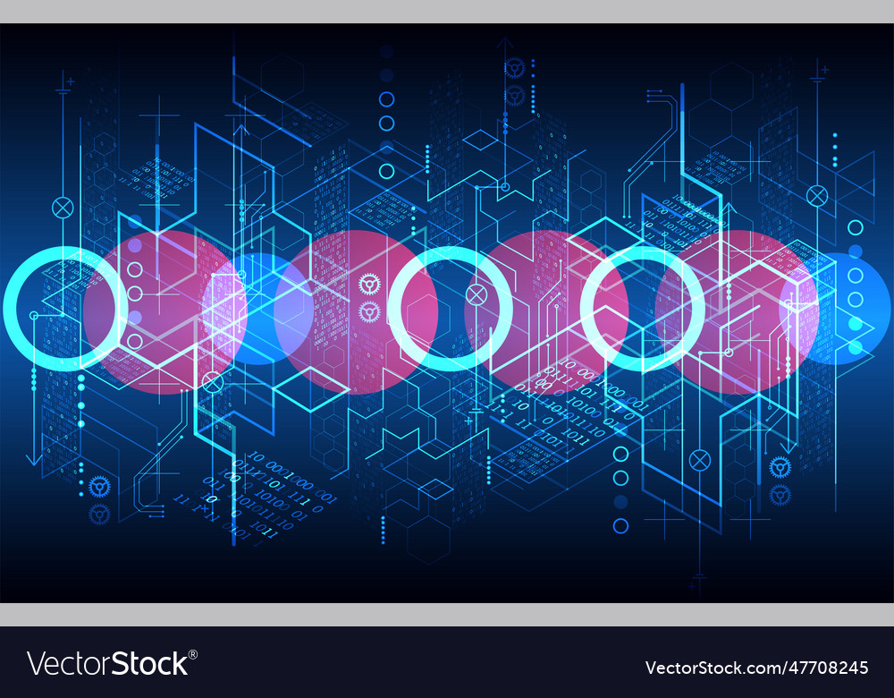 Isometric big data flow processing concept cloud Vector Image
